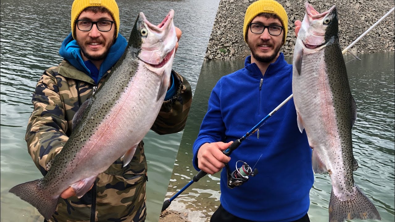 Aradığımız BÜYÜK BALIĞI Bulduk / Sabah Suyu Alabalık Avı / Trout ...